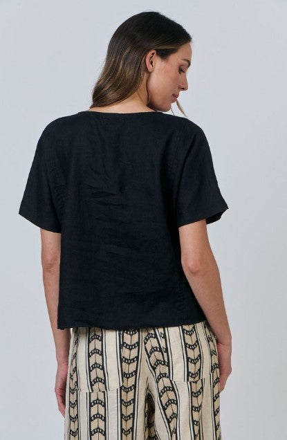 Doyalson Top - Black – Three Little Birds Wauchope